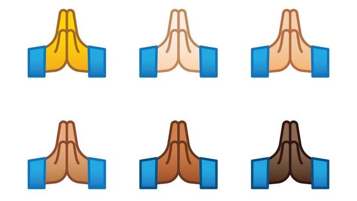 Mengenal Arti Sebenarnya di Balik Emoji Dua Telapak Tangan Menyatu