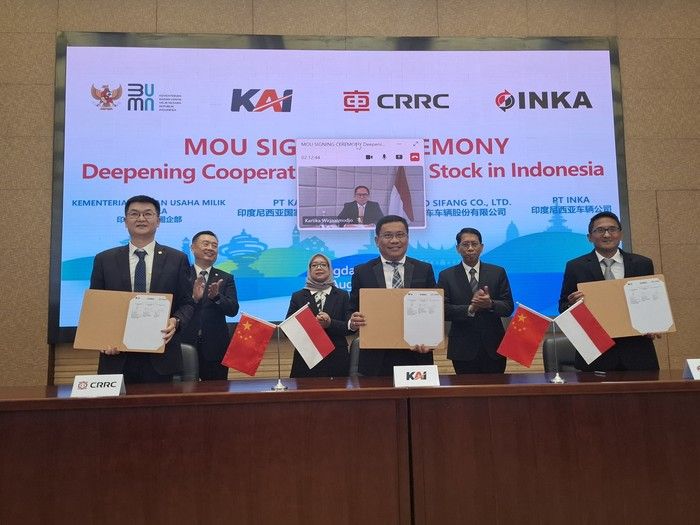 KAI, INKA, dan CRRC Qingdao Sifang Teken MoU untuk Perkuat Sarana ...