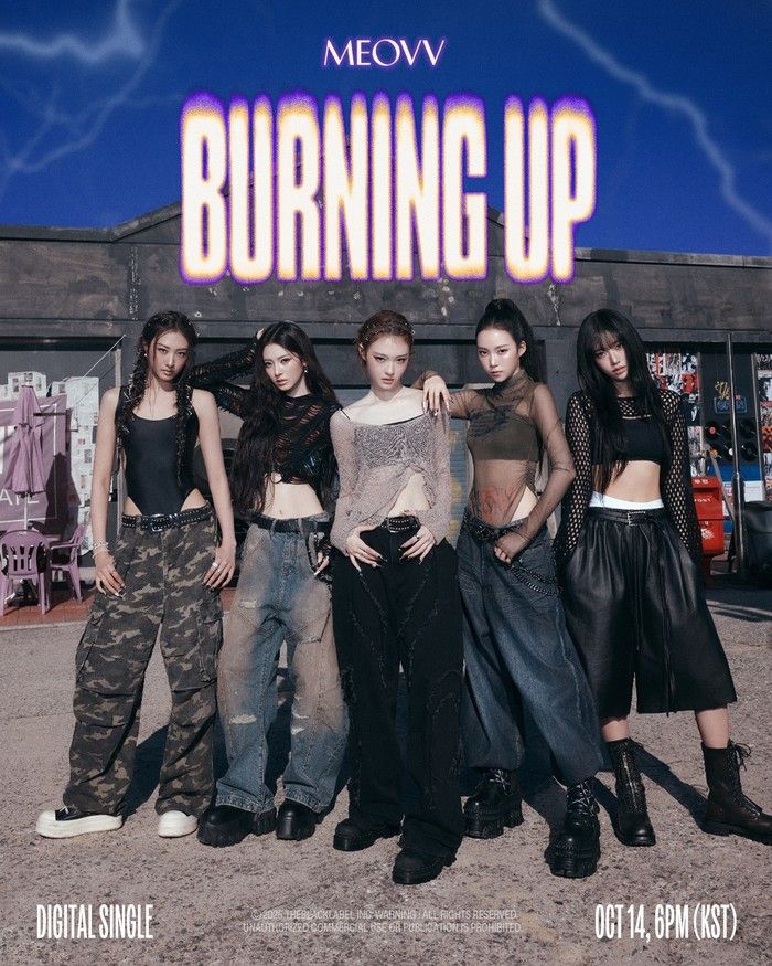 MEOVV Comeback dengan Single Baru "BURNING UP": Sensasi Panas dan ...